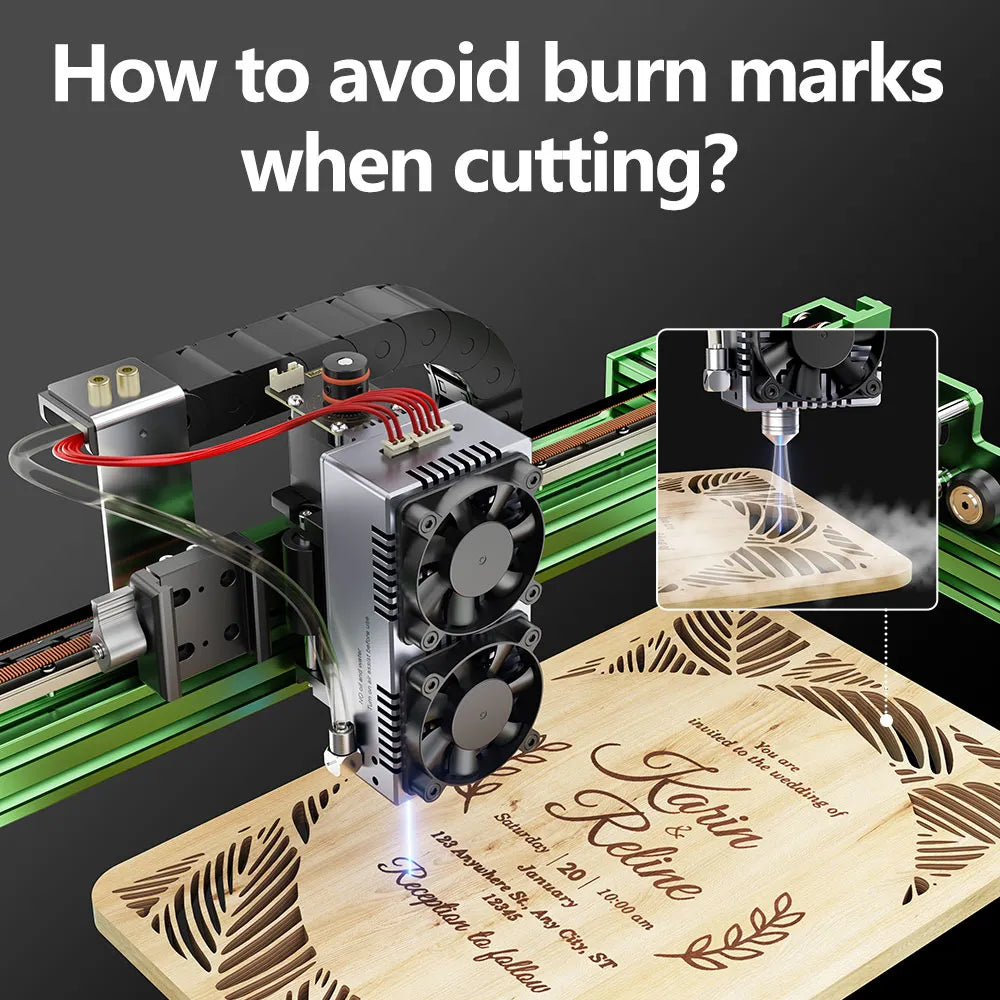 How to Avoid burn Marks When Cutting? – NEJE.SHOP
