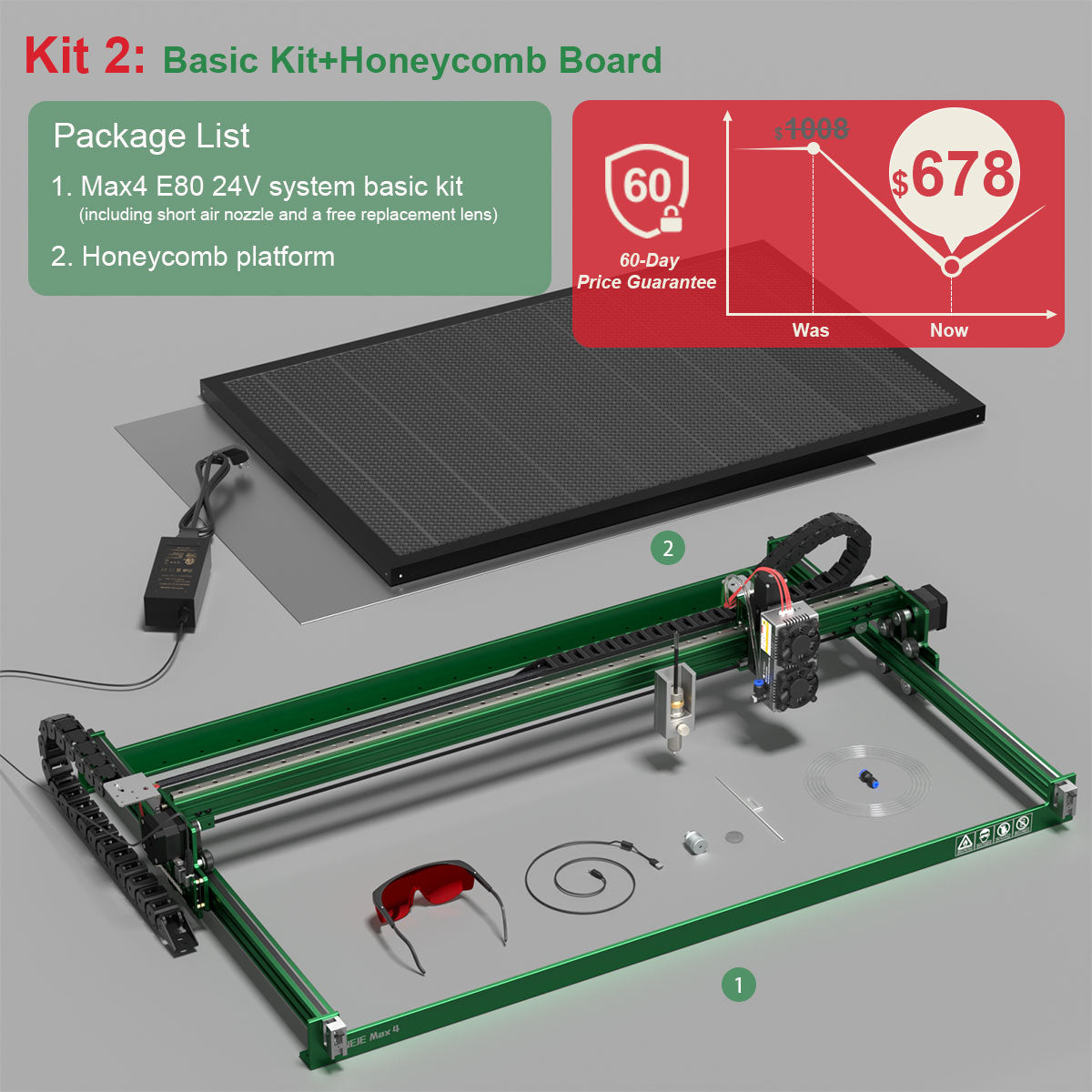 NEJE Max 4 20w laser engraver, wood laser cutter, laser wood engraver ...
