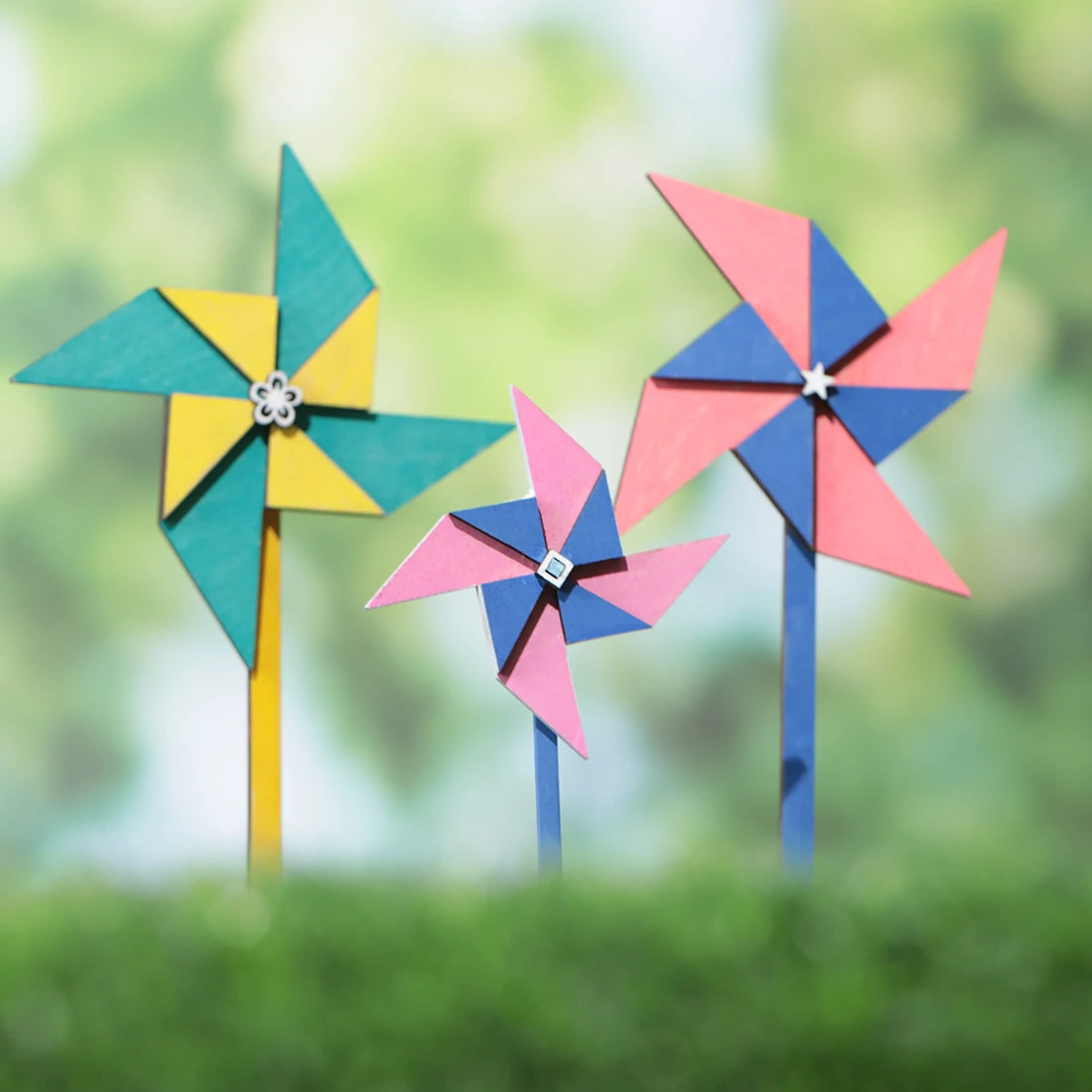 Wooden Pinwheel| DXF,SVG,lbrn2 | Art,Gift, Woodworking – NEJE.SHOP