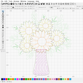 Sunflower Multi-layer Cutting | DXF File | Gift, Art, Wall Art – NEJE.SHOP