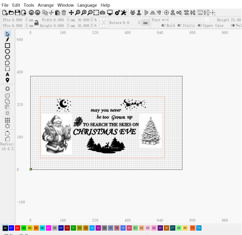 Christmas Eve Engraving | DXF File|Gift,Art,Festival,Portrait – NEJE.SHOP