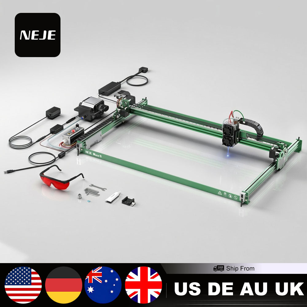 NEJE Max 4 V2: Metal/wood engraving, 1200mm/s, Z with cutter/pen – NEJE ...