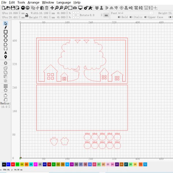 Multi-Layer Tree | DXF File|Wall art,Gift,Home Decor – NEJE.SHOP